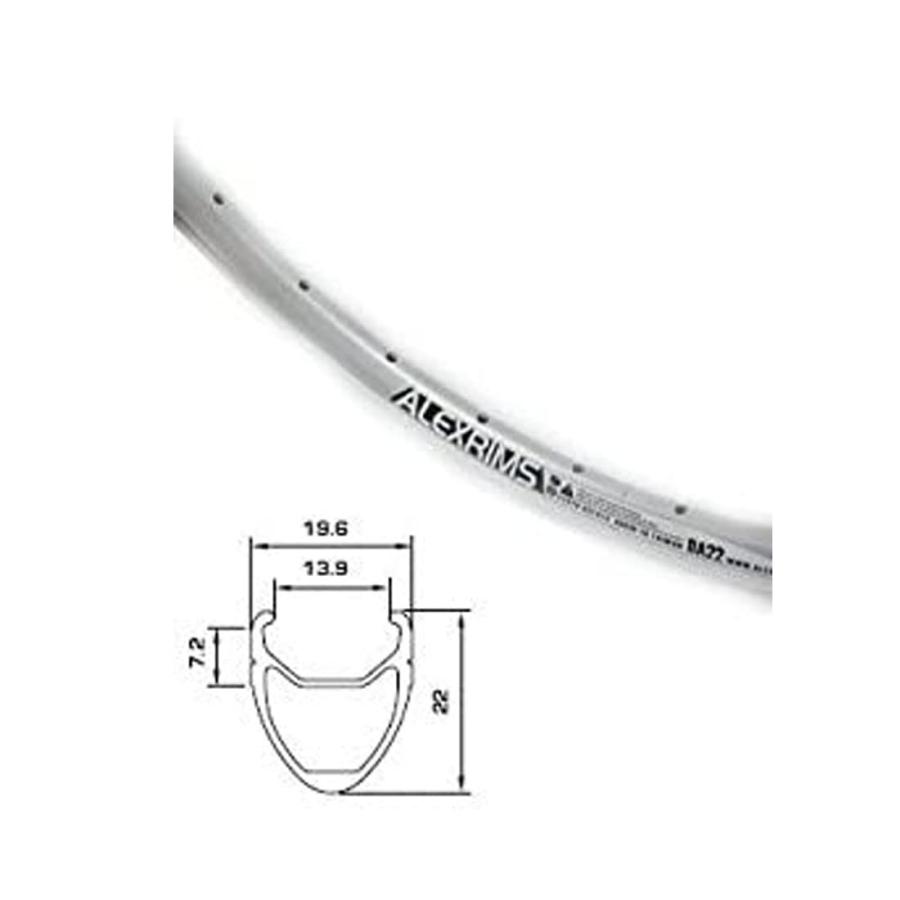 アレックスリム(ALEXRIMS) DA22 20(451) 32H CSW SLV リム : 山添ストア - 通販 - Yahoo!ショッピング