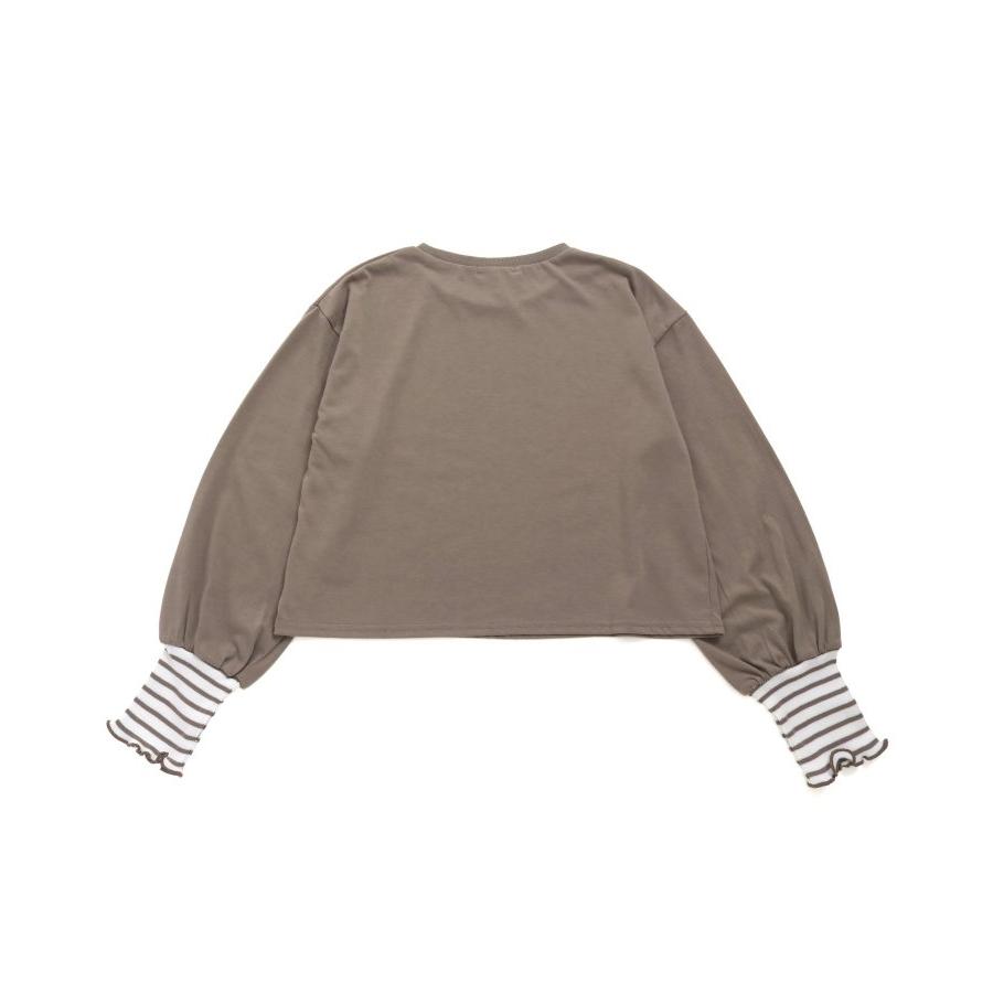 algy 30%OFF/メール便/子供服/キッズ/ジュニア/女子/長袖/トップス/Tシャツ/アームカバー風ゆるロンT/ALGY【アルジー】2023秋 : KID S MART Yammy ...