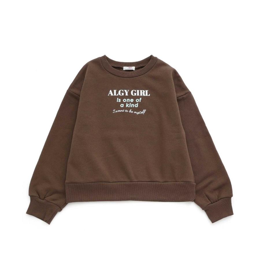 algy 30%OFF/メール便NG/子供服/キッズ/ジュニア/女子/長袖/トップス/スウエット/裏起毛/【あったか】アルマルズモチーフトレーナー/ALGY【アルジー】2024秋冬 : KID ...