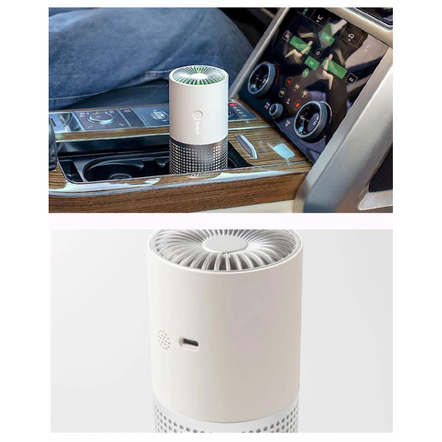 空気清浄機 自動車用 小型 ウイルス対策 除菌グッズ ほこり除去 車用 煙 タバコ 煙草 集塵 車載 におい ホコリ ハウスダスト ペット臭 ...