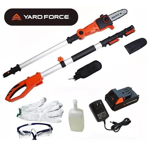 チェーンソー 「24Vコードレス高枝電動チェーンソー」TVCM中 充電式でどこでも使える YARD FORCE・ヤードフォース （LSC17-JP） :LSC17-JP:YARDFORCE公式 ...