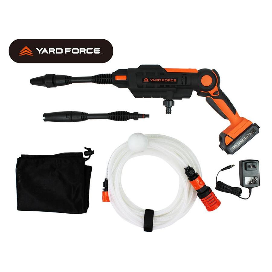 YARD FORCE 洗浄機 充電式「コードレス18Vハイパワー強水圧洗浄機」YARDFORCE・ヤードフォース（LW-C02） : YARDFORCE公式ストア - 通販 - Yahoo ...