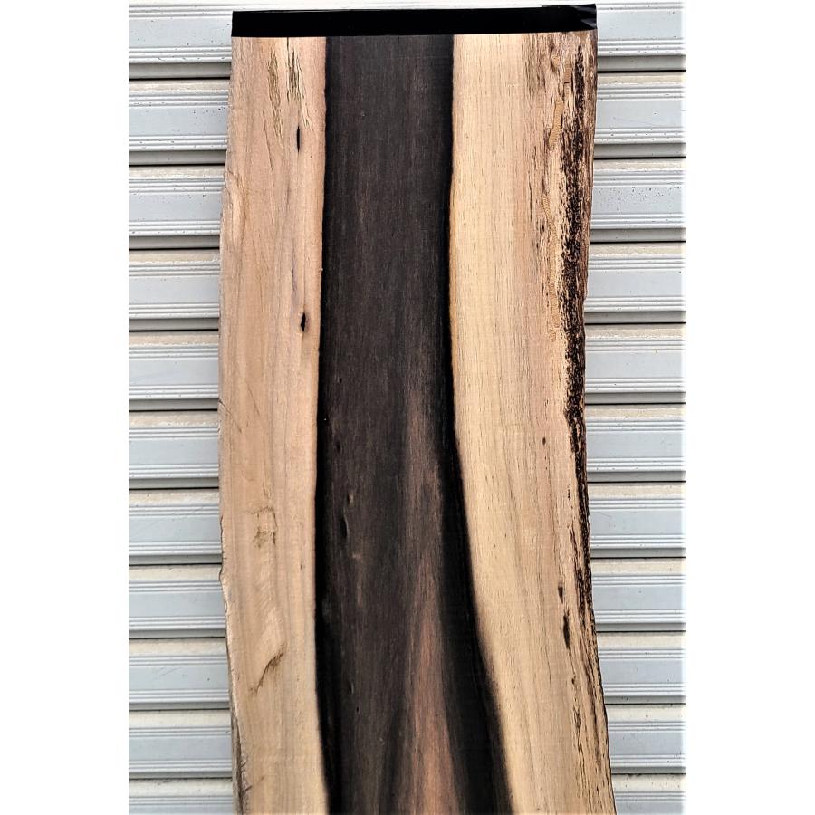 黒柿 クロガキ 板（3171）900×200〜310×32 無垢板 両耳付き プレナー加工品 超激レア 棚板 テーブル 看板板 茶道具 装飾材 万年筆 細工物 小物 DIY他 : 3171 ...