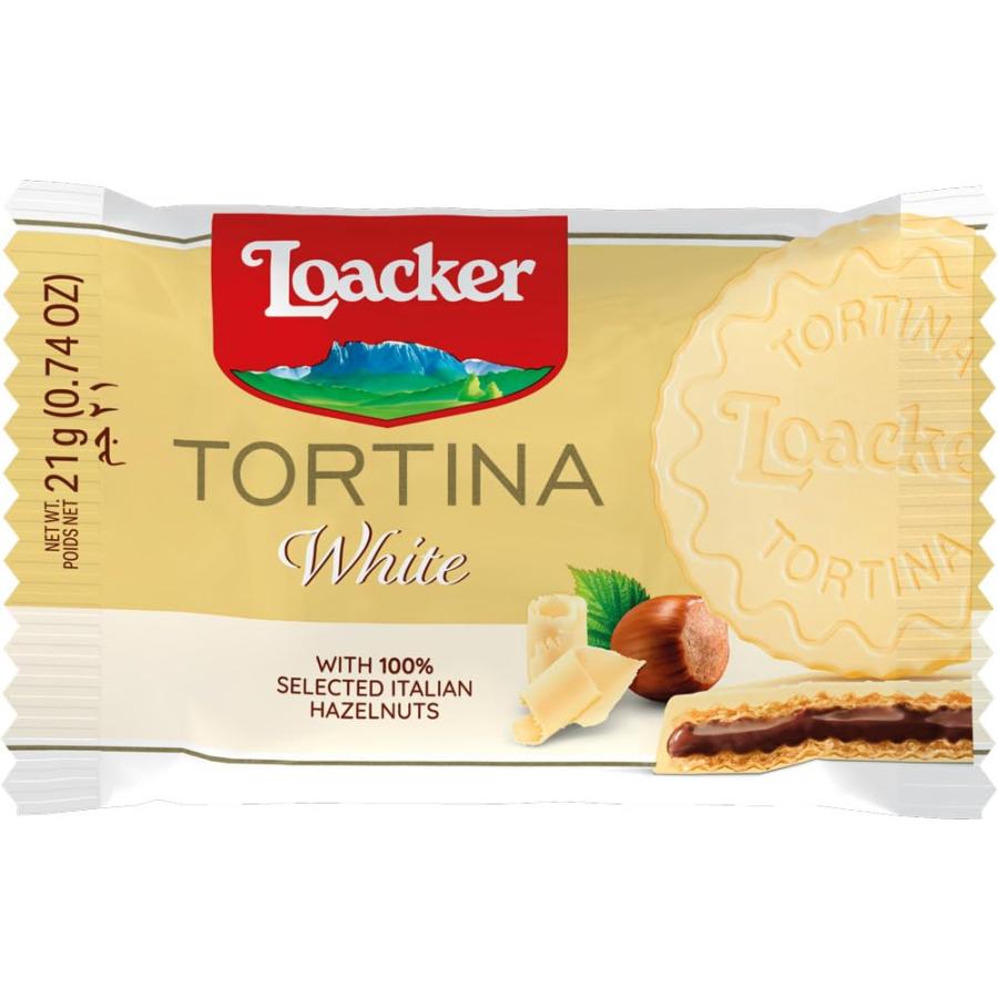 ロアカー トルティーナ タルト型チョコレート ホワイト 1箱（3P入り/63g）×4箱セット ローカー ウエハース 輸入菓子 チョコ菓子 : 食と暮らしを楽しく リフココ - 通販 ...