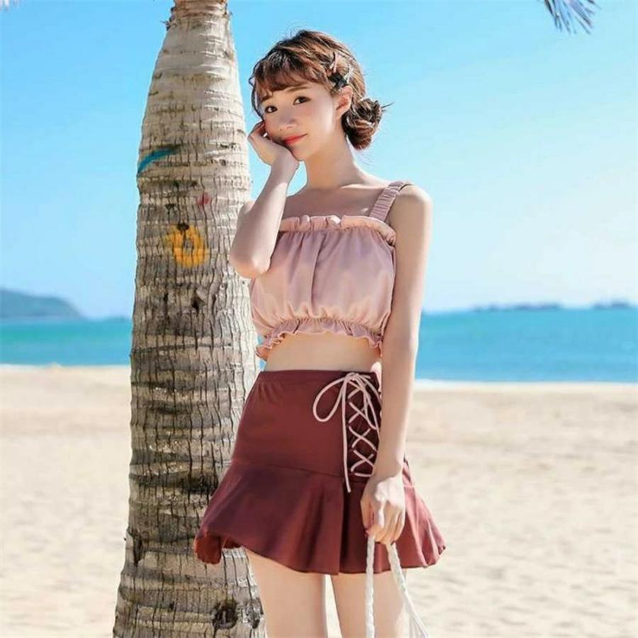 水着 レディース 体型カバー 小胸 3点セット ノンワイヤー ビキニ フリルビキニ セクシー タンキニ セパレート お洒落 かわい : LOSS Yahoo!Shop - 通販 - Yahoo ...