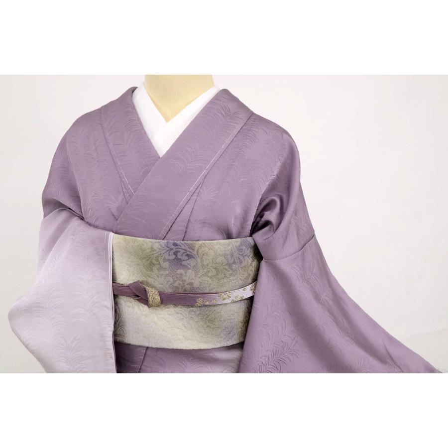 長尺 訪問着 皇室献上工場 丹後万定織物 藤色 身丈166.5cm 裄丈 長尺 訪問着 皇室献上工場 丹後万定織物 藤色 身丈166.5cm 裄丈