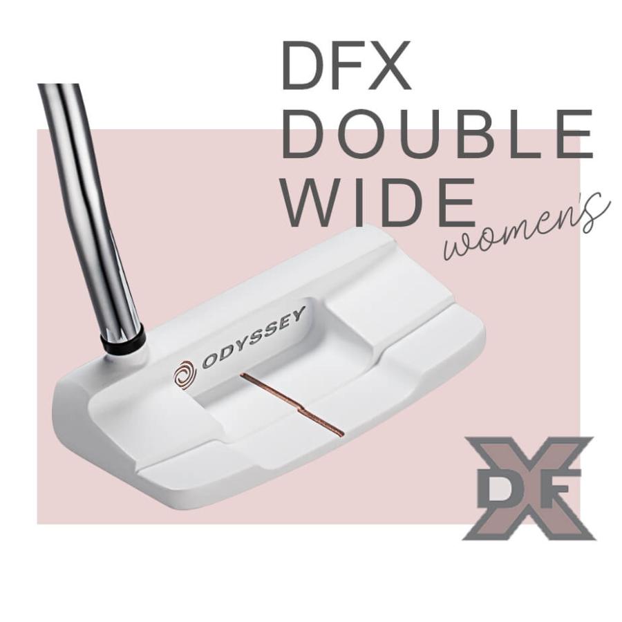 ODYSSEY（キャロウェイゴルフ） パター オデッセイ ODYSSEY レディース DFX DOUBLE WIDE 32インチ ホワイトヘッド ダブルワイド ウィメンズ : ヤトゴルフ ...