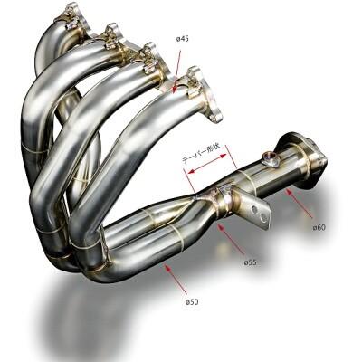 TODA RACING エキマニ B18C-R（DC2/DB8）96spec エキゾーストマニフォールド Ver.2 （4-2-1 SUS） ホンダ インテグラ タイプR DB8用 18100 ...