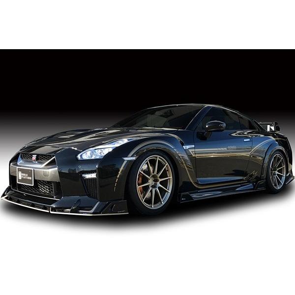 ROWEN エアロ WORLD PLATINUM RACING STYLE FULL KIT FRP製 素地 ニッサン GT-R 4WD 後期 ...