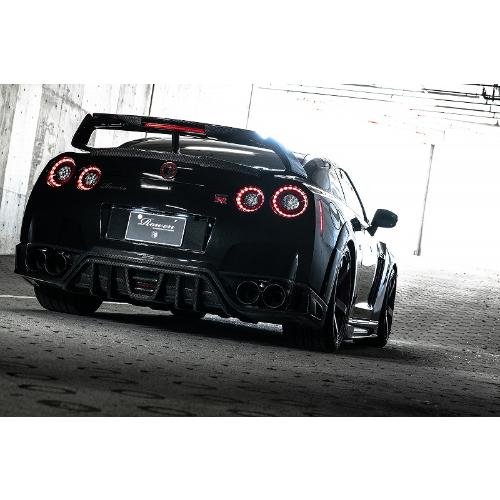 ROWEN エアロ WORLD PLATINUM トランクスポイラー Ver.II WetCarbon製 素地 ニッサン GT-R 4WD ...