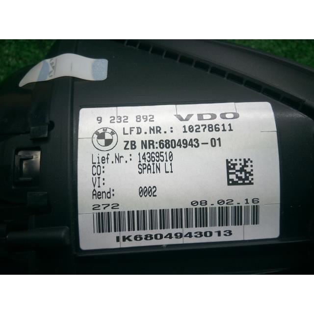 BMW 1シリーズ DBA-1R15 スピードメーター 300 9232892 F20 後期 118i yatsu : ヤツヅカショッピングストア - 通販 - Yahoo!ショッピング