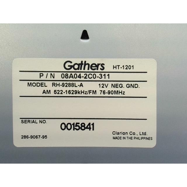 アクティ GBD-HH5 ラジオ NH578 RH-9288L-A yatsu : ヤツヅカショッピングストア - 通販 - Yahoo!ショッピング