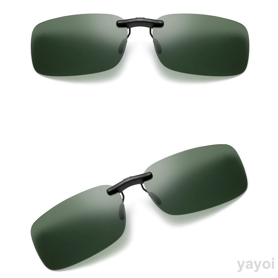 サングラス クリップオン ユニセックス メガネの上 調光 偏光 夜間 UV400 ドライブ 釣り フィッシング ゴルフ 紫外線対策 眩しさ軽減 軽量 : yourchoice - 通販 ...