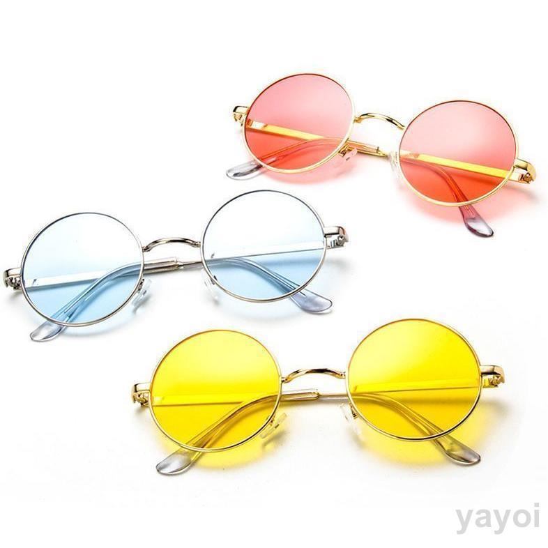 サングラス レディース メンズ 女性 男性 ロイド ラウンド型 ラウンドタイプ 丸眼鏡 カラーレンズ 紫外線対策 UVカット UV400 おしゃれ エ : yourchoice - 通販 ...
