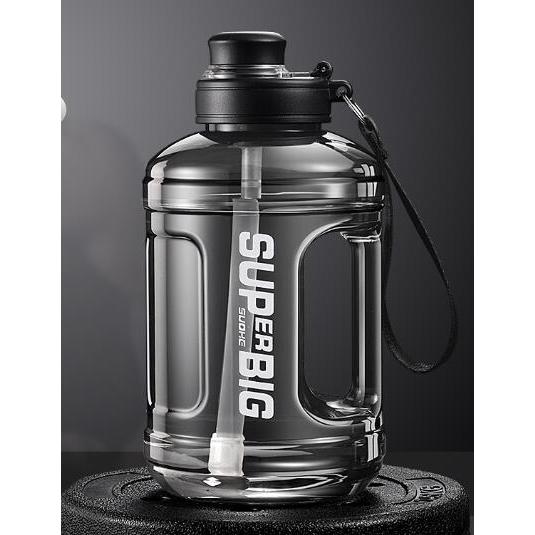 水筒 2リットル おしゃれ 1600ml 2600ml クリア ボトル プラスチックボトル 大容量 漏れ防止 BPAフリー スポーツ ウォーターボト : yourchoice - 通販 ...