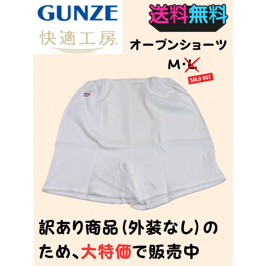 快適工房 【訳あり商品】オープンショーツ レディース グンゼ GUNZE 長期保管品 外装なし M L もったいない ミセス シニア 婦人 : 洋品センター関根ヤフー店 - 通販 ...