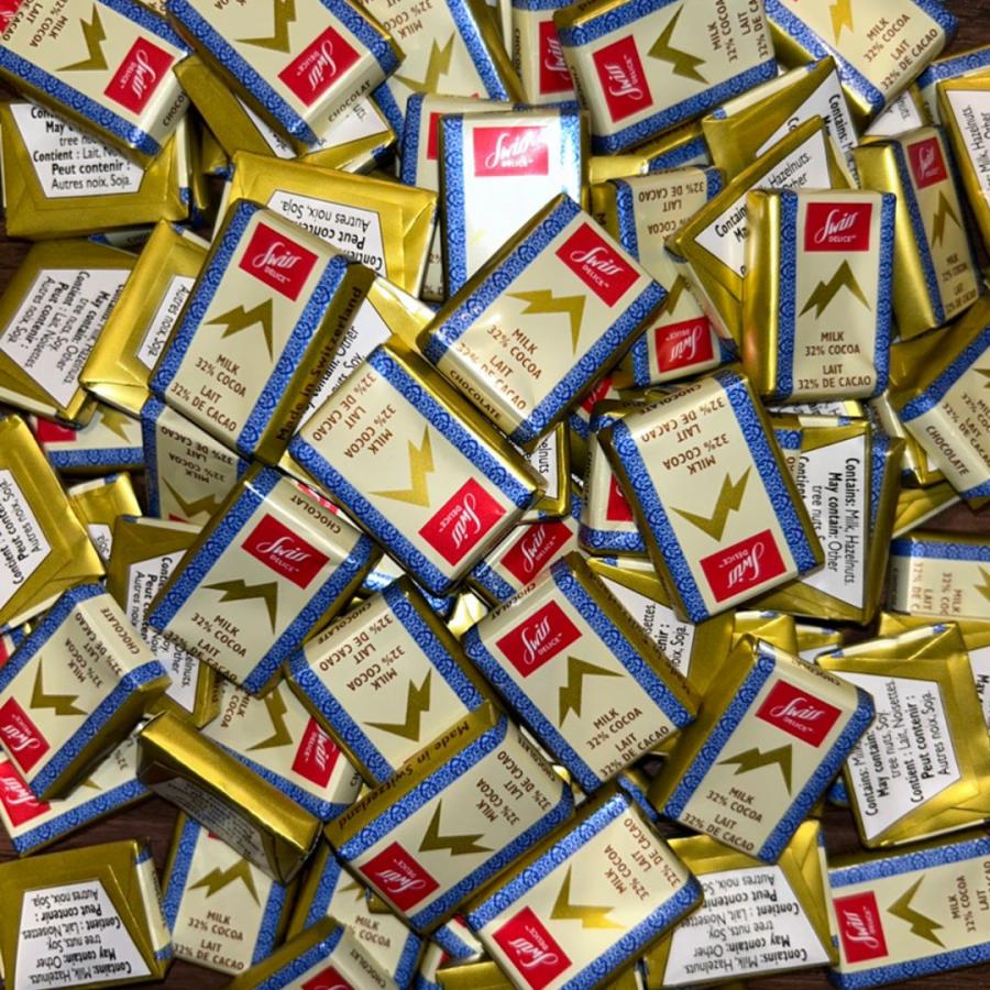 スイスデリス ミルクチョコレート 約50個 約300g 詰め合わせ SWISS DELICE : 0811-ikjhn : SBSヤフー ...