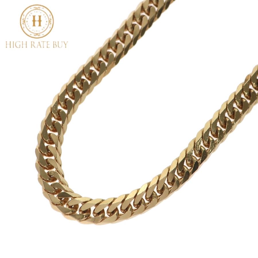 【極美品】喜平ネックレス K18 18金 750 6面ダブル 100.2g 60cm 7.2mm キヘイ チェーン 金ネックレス 造幣局検定マーク メンズ 100g 50cm : y15295 ...