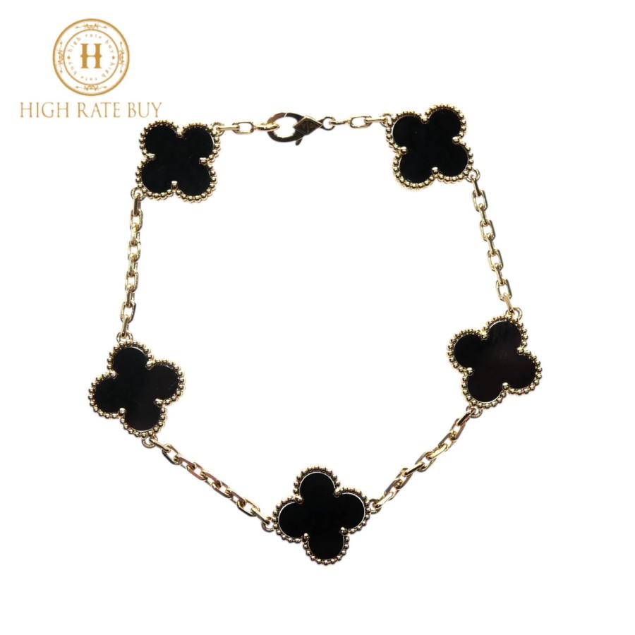 【未使用品】Van Cleef & Arpels ヴァンクリーフ＆アーペル ヴィンテージ アルハンブラ ブレス 5連 VCARA41300 ...
