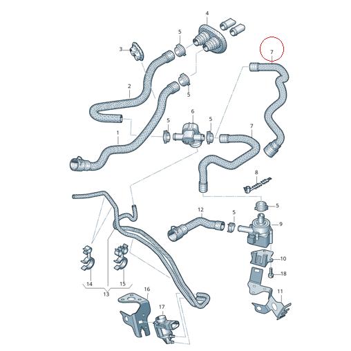【GATES】 ヒーターホース [AUDI,アウディ,A4 / 8K1819371AB,02-3023] :023023-A4:YELLOW ...