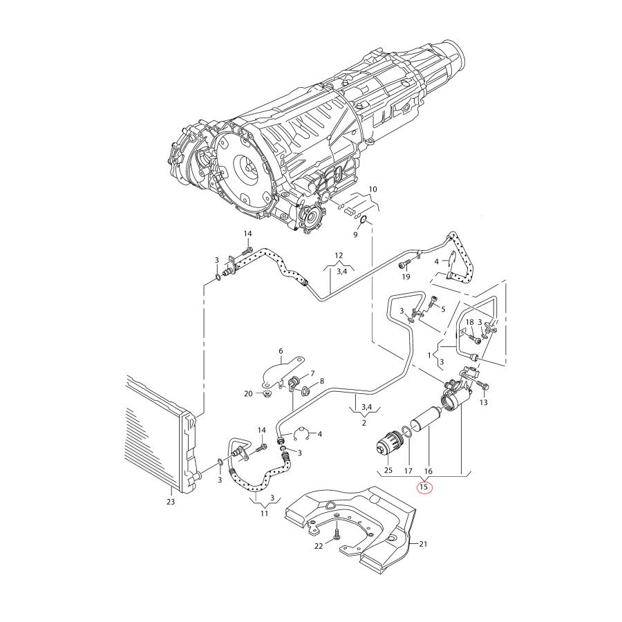 Audi 【febi bilstein】 DSGオイルフィルターハウジング [AUDI,アウディ,Q5 / 0B5325060C ...