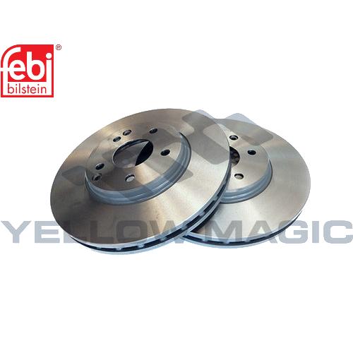 Mercedes-Benz 【febi bilstein】 フロントコーテッドブレーキディスクセット [Benz,ベンツ,Eクラス,W210 ...