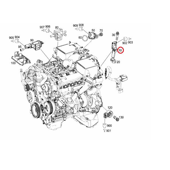 【Febi bilstein】 クランクセンサー [Benz,ベンツ,Bクラス,W246 / 2769051500,2769051200 ...
