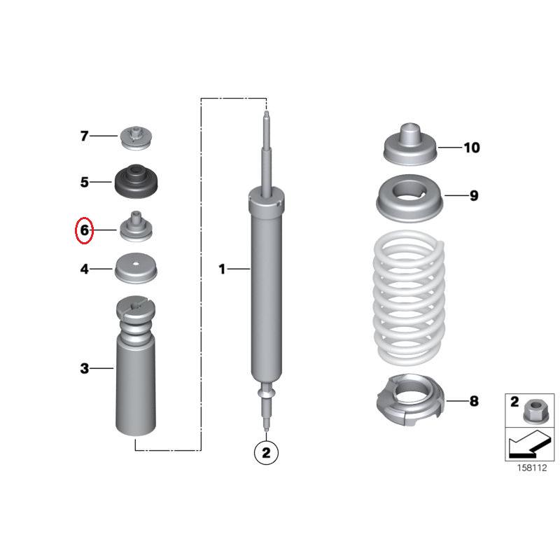 【Febi bilstein】 リアロワーサポートマウント [BMW,3シリーズ,E90,E91,E92,E93 / 33506771738,36779] : 33506771738-e90 ...