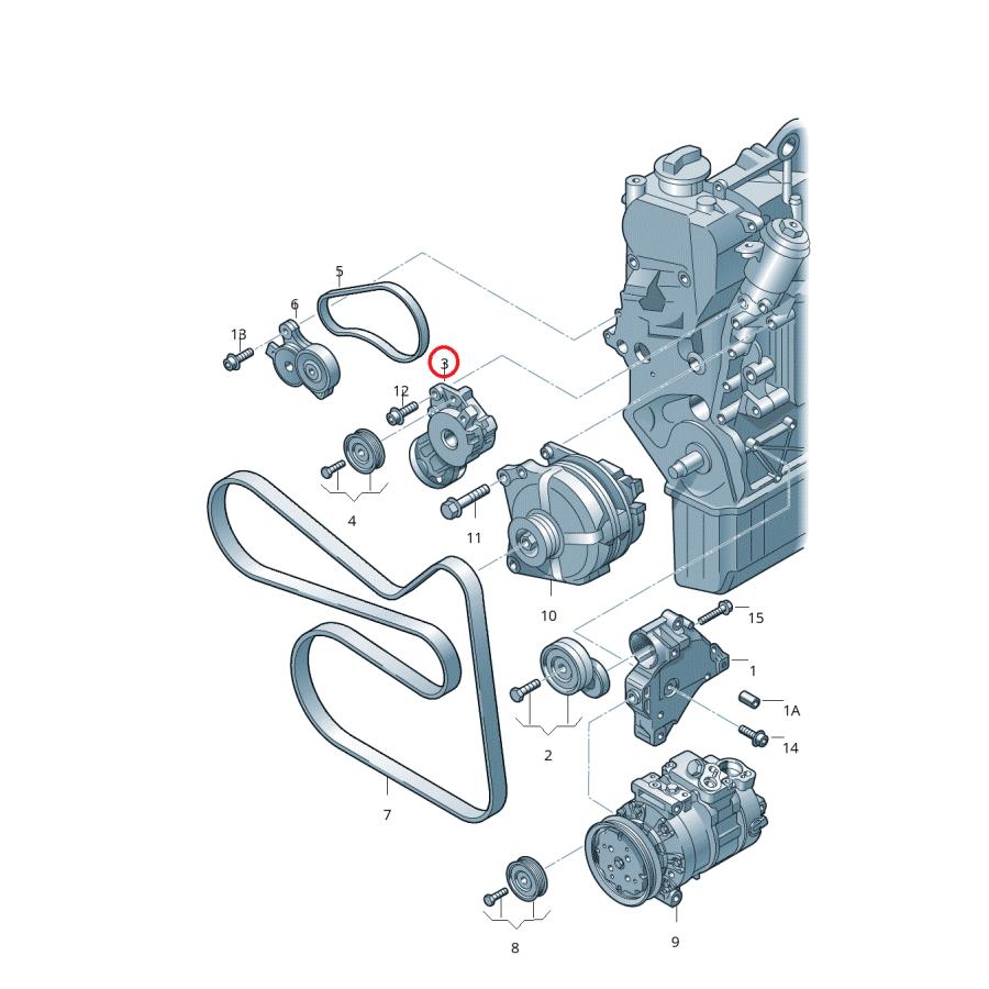 フォルクスワーゲン 【INA】 ドライブベルトテンショナー [VW,フォルクスワーゲン,GOLF5,ゴルフ5 / 03C145299J ...