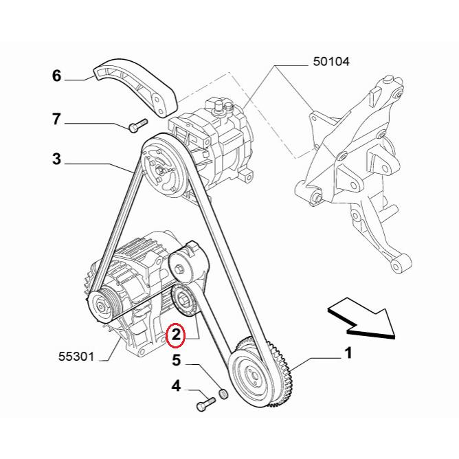 アルファロメオ 【Febi bilstein】 ドライブベルトテンショナー [Alfa Romeo,アルファロメオ,MITO,ミト / 55242399,55232827,22376 ...