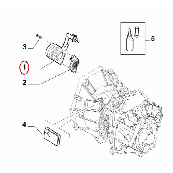 FIAT（フィアット） 【febi bilstein】 クラッチレリーズシリンダー [FIAT,フィアット,PANDA,パンダ ...