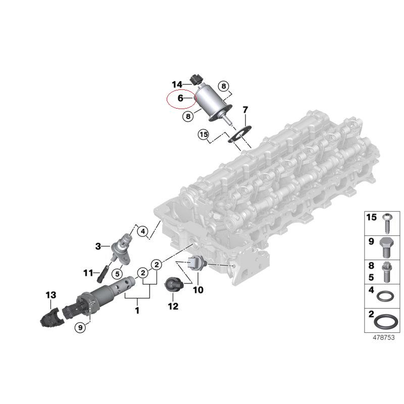 【VDO】 VVTモーター [BMW,1シリーズ,E81,E802,E88 / 11377548388,11377518204,A2C59515105] : a2c59515105-e81 ...
