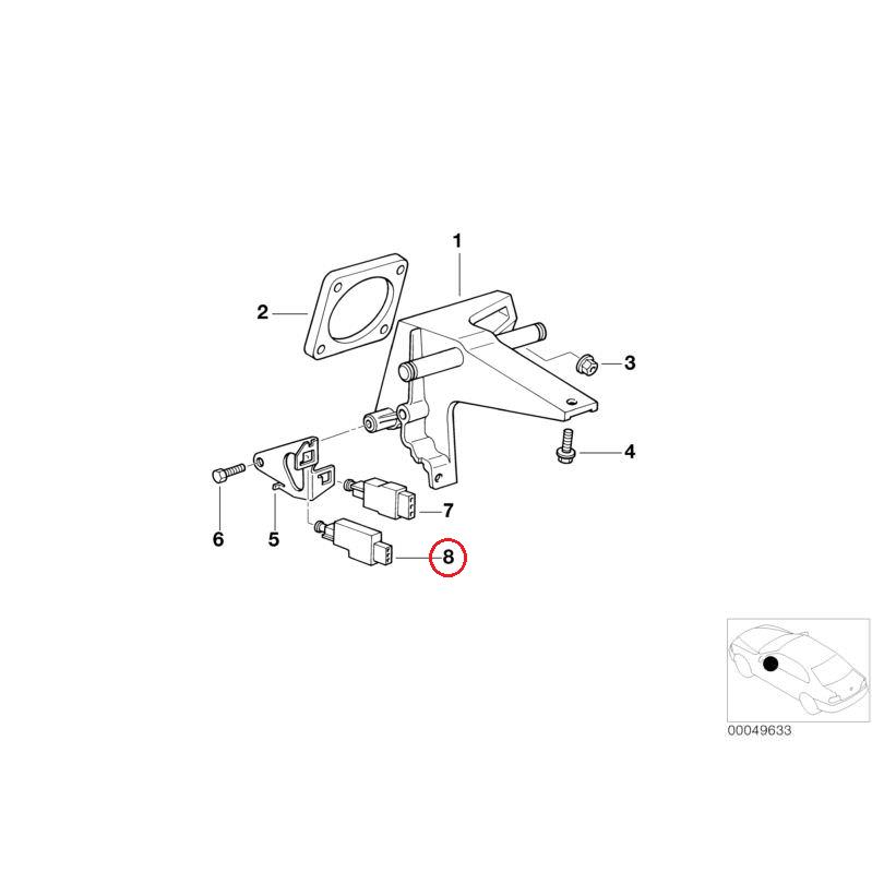 BMW 【Febi bilstein】 ブレーキランプスイッチ(4ピン) [BMW,3シリーズ,E36 / 61318360417 ...