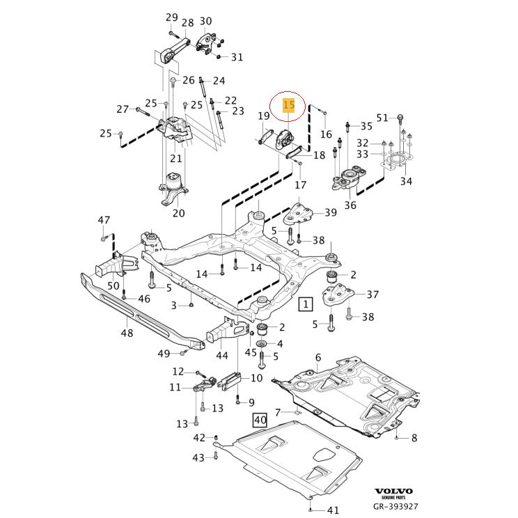 ボルボ 【お取り寄せ】 エンジンマウント（右）/V-ベルト [VOLVO,ボルボ,XC60 / 31262708,31330380 ...