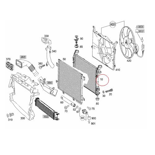 【BEHR HELLA】 ラジエーター [Benz,ベンツ,Aクラス,W169 / 1695001803,1695000703 ...