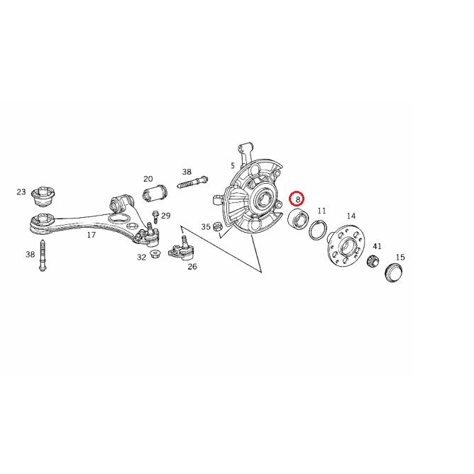 Mercedes-Benz（メルセデス・ベンツ） 【febi bilstein】フロントハブベアリング(PROKIT) [Benz,ベンツ,A ...