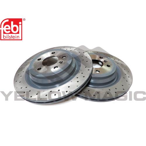 【Febi bilstein】 リアコーテッドブレーキディスクセット [Benz,ベンツ,GLEクラス,W166,C292 ...