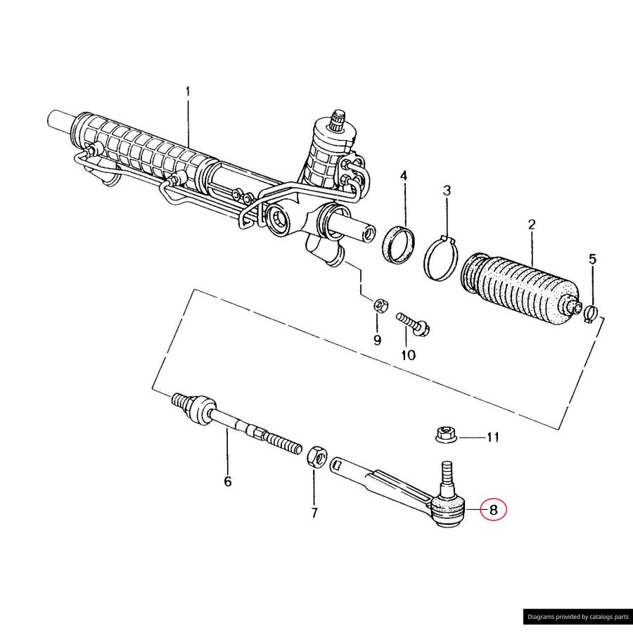 PORSCHE 【Febi bilstein】 タイロッドエンド [PORSCHE,ポルシェ,ボクスター/ケイマン,986 / ...