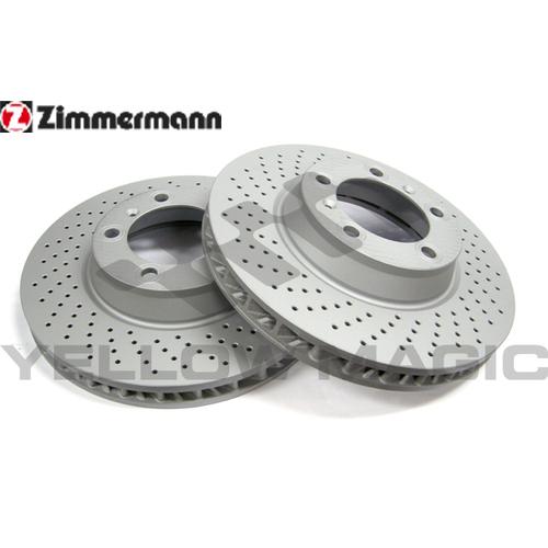 PORSCHE 【Zimmermann】 フロントブレーキディスク左右セット [PORSCHE,ポルシェ,911/997 ...
