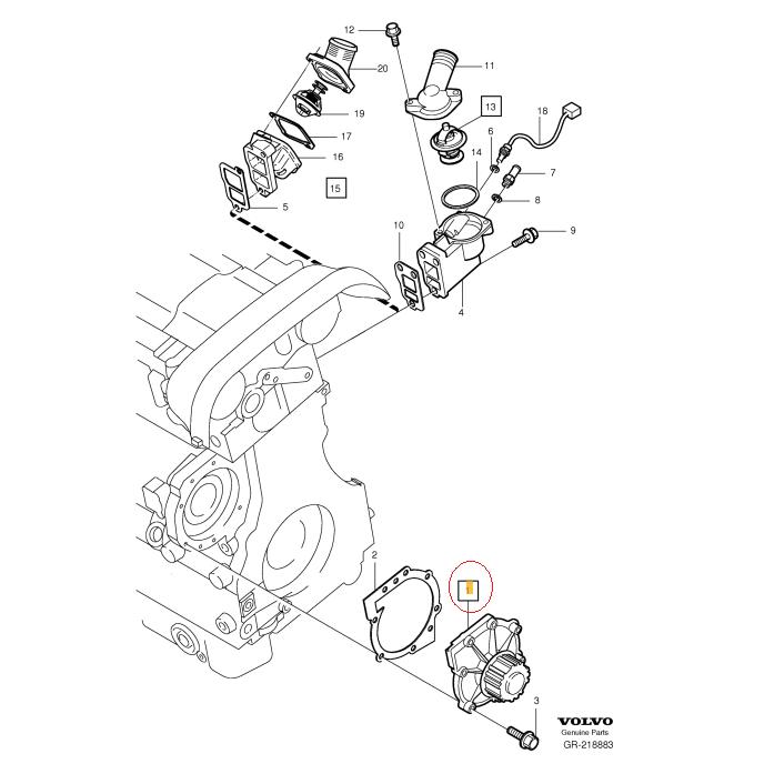 ボルボ 【Saleri SIL】 タイミングベルト&ウォーターポンプ SuperKit [VOLVO,ボルボ,V40 / 30751700 ...