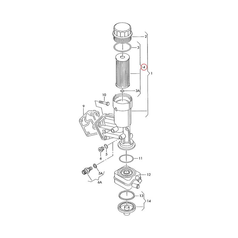 フォルクスワーゲン 【Febi bilstein】 エンジンオイルフィルター [VW,フォルクスワーゲン,CC / 071115562C ...