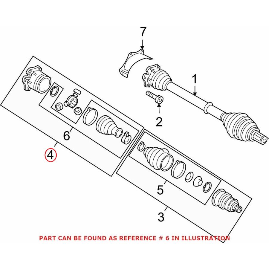 【Febi bilstein】 ドライブシャフトブーツキット(インナー) [VW,フォルクスワーゲン,POLO,ポロ / 1K0498201G ...