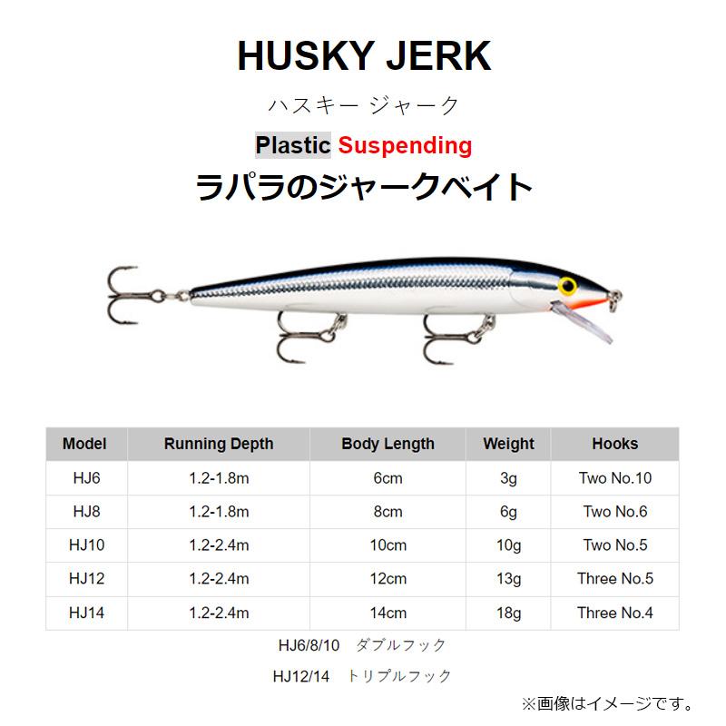 ラパラジャパン HJ8-PTU ハスキージャーク 8cm PTU ピンクタイガーUV :0022677255613:釣具のFTO ヤフー店 - 通販 - Yahoo!ショッピング