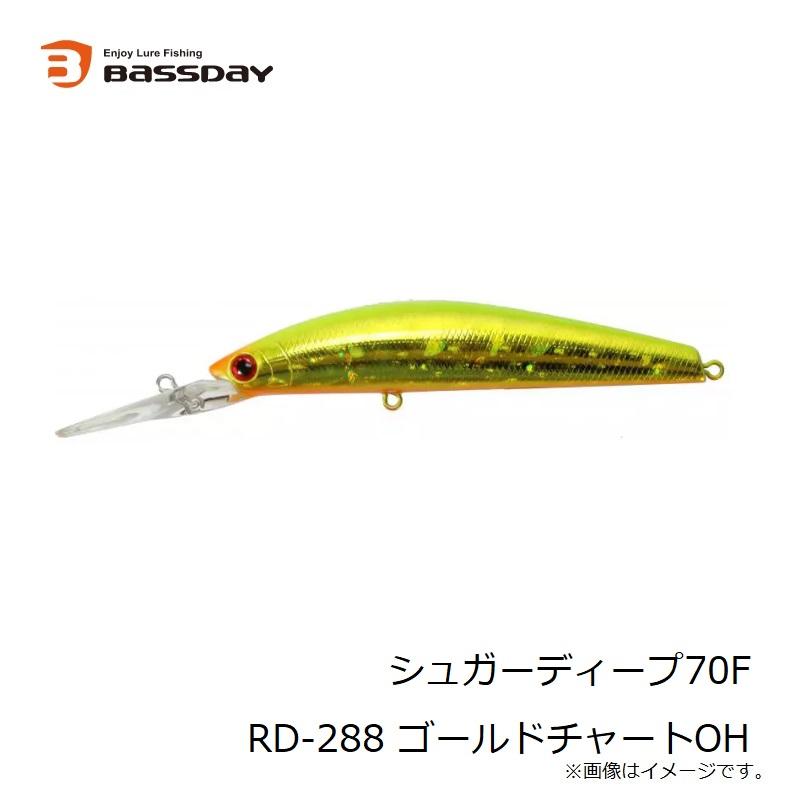 バスデイ シュガーディープ70F RD-288 ゴールドチャートOH : 釣具のFTO ヤフー店 - 通販 - Yahoo!ショッピング