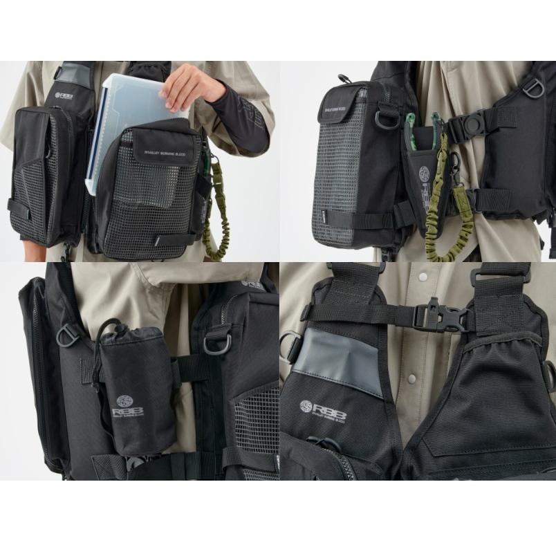 リバレイ 7717 RBB ビックベイトゲームベスト フルブラック F : 釣具のFTO ヤフー店 - 通販 - Yahoo!ショッピング