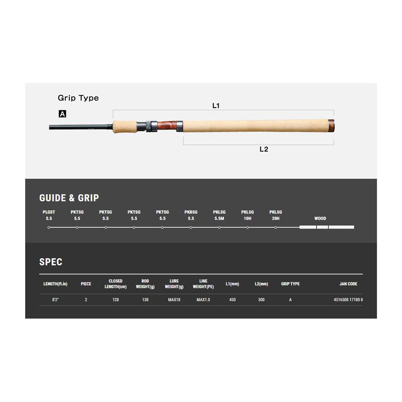エイテック ケイソンランズバック SPEC-N 82M : 4516508171808 : 釣具のFTO ヤフー店 - 通販 - Yahoo!ショッピング