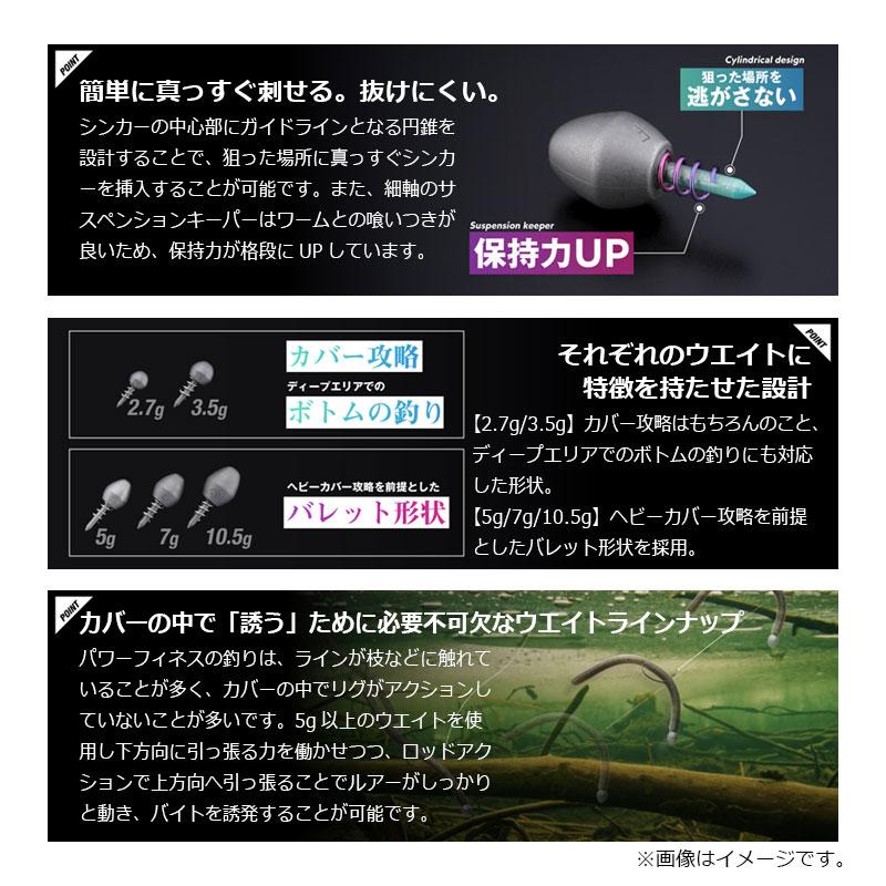 JACKALL ジャッカル TGコイロックシンカー 2.7g(3/32oz) : 釣具のFTO ヤフー店 - 通販 - Yahoo!ショッピング