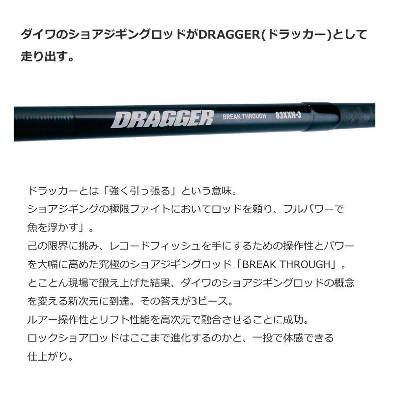 DAIWA（釣り） ダイワ ドラッガー ブレイクスルー 910H-3 JS / ソルト ルアー ショアジグ ロッド : 釣具のFTO ヤフー店 - 通販 - Yahoo!ショッピング