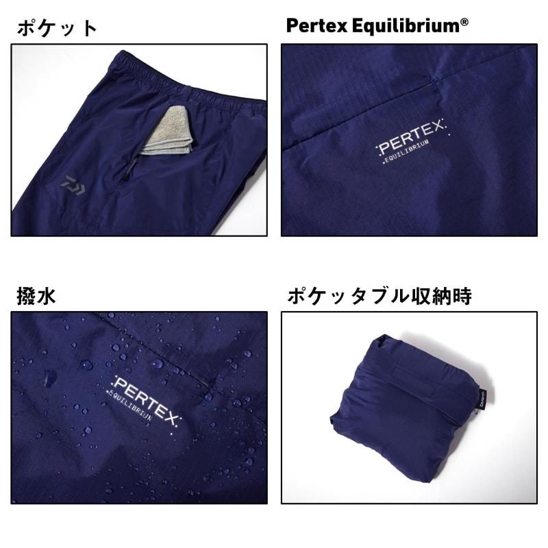 DAIWA（釣り） ダイワ DP-5025 PERTEX ポケッタブルロングパンツ グレープネイビー XL : 釣具のFTO ヤフー店 - 通販 - Yahoo!ショッピング