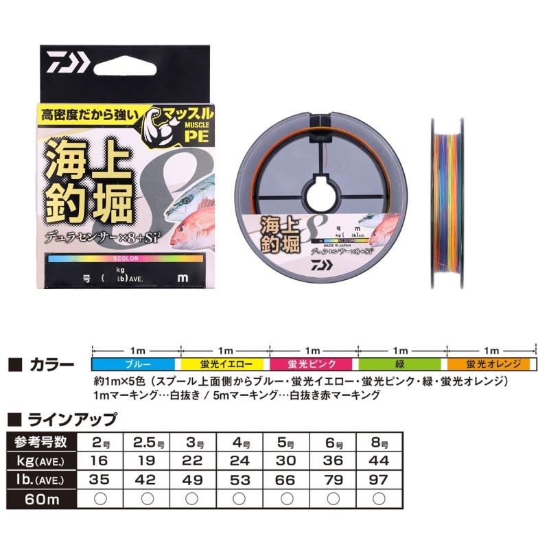 DAIWA（釣り） ダイワ UVF海上釣堀デュラセンサー×8+Si2 4号-60m : 釣具のFTO ヤフー店 - 通販 - Yahoo!ショッピング